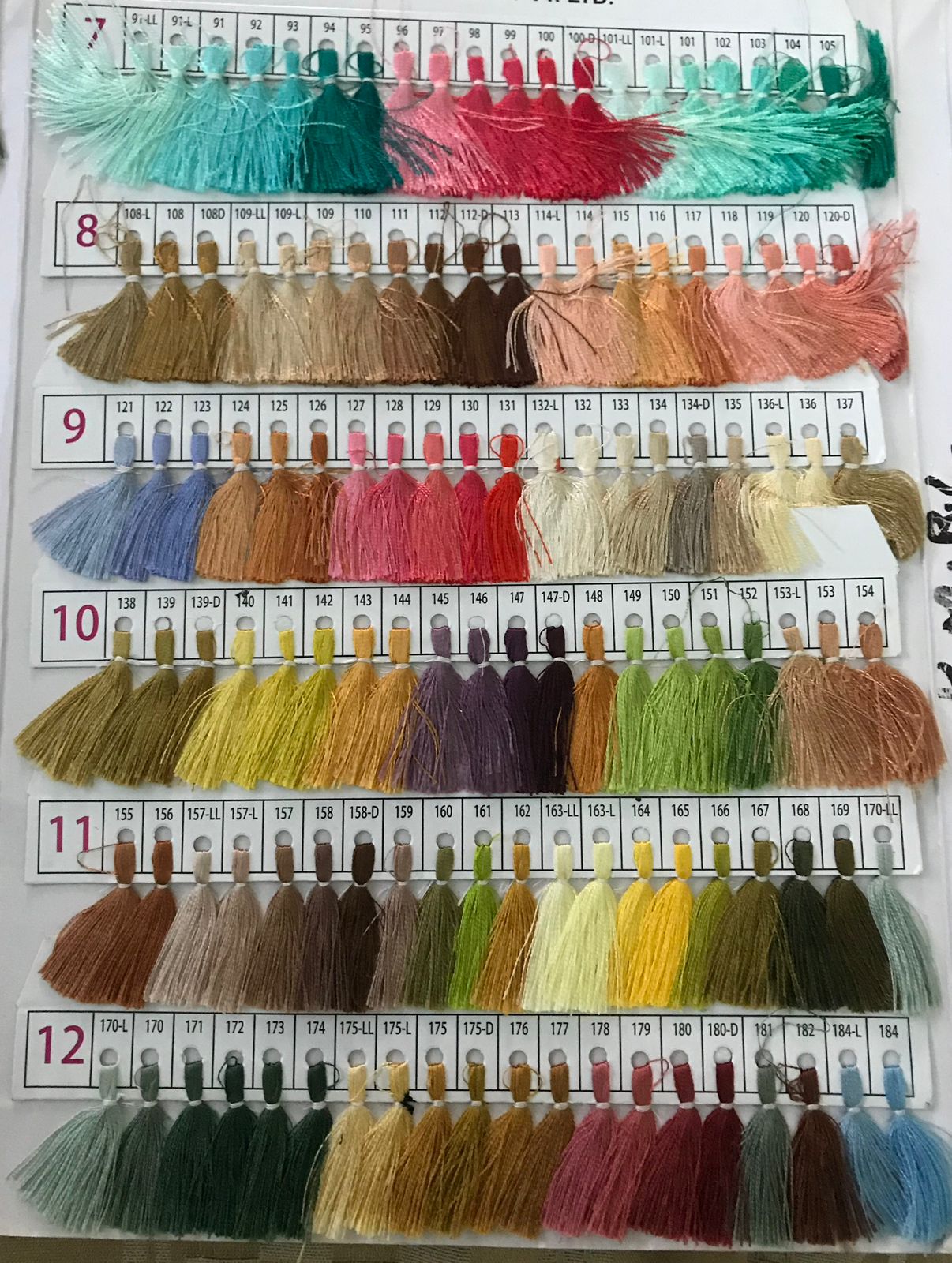 Shade Card - Lucknawi Chikankari